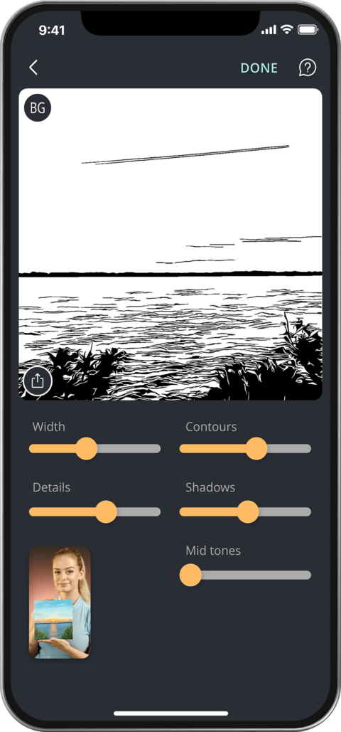 How to project a photo using cupixel - Cupixel